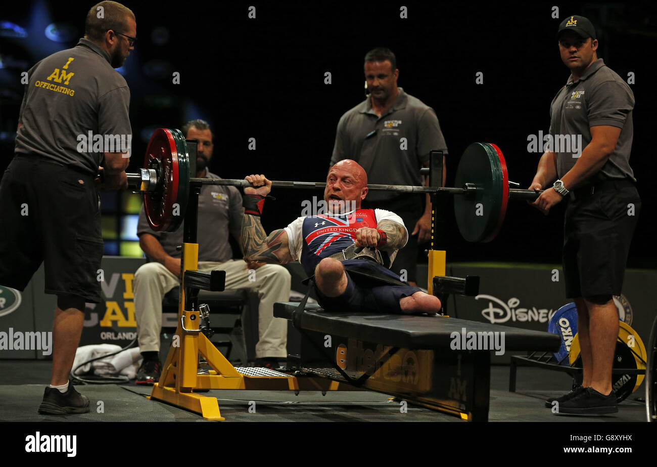 Lightweight weightlifter Michael Yule competing before he became the ...