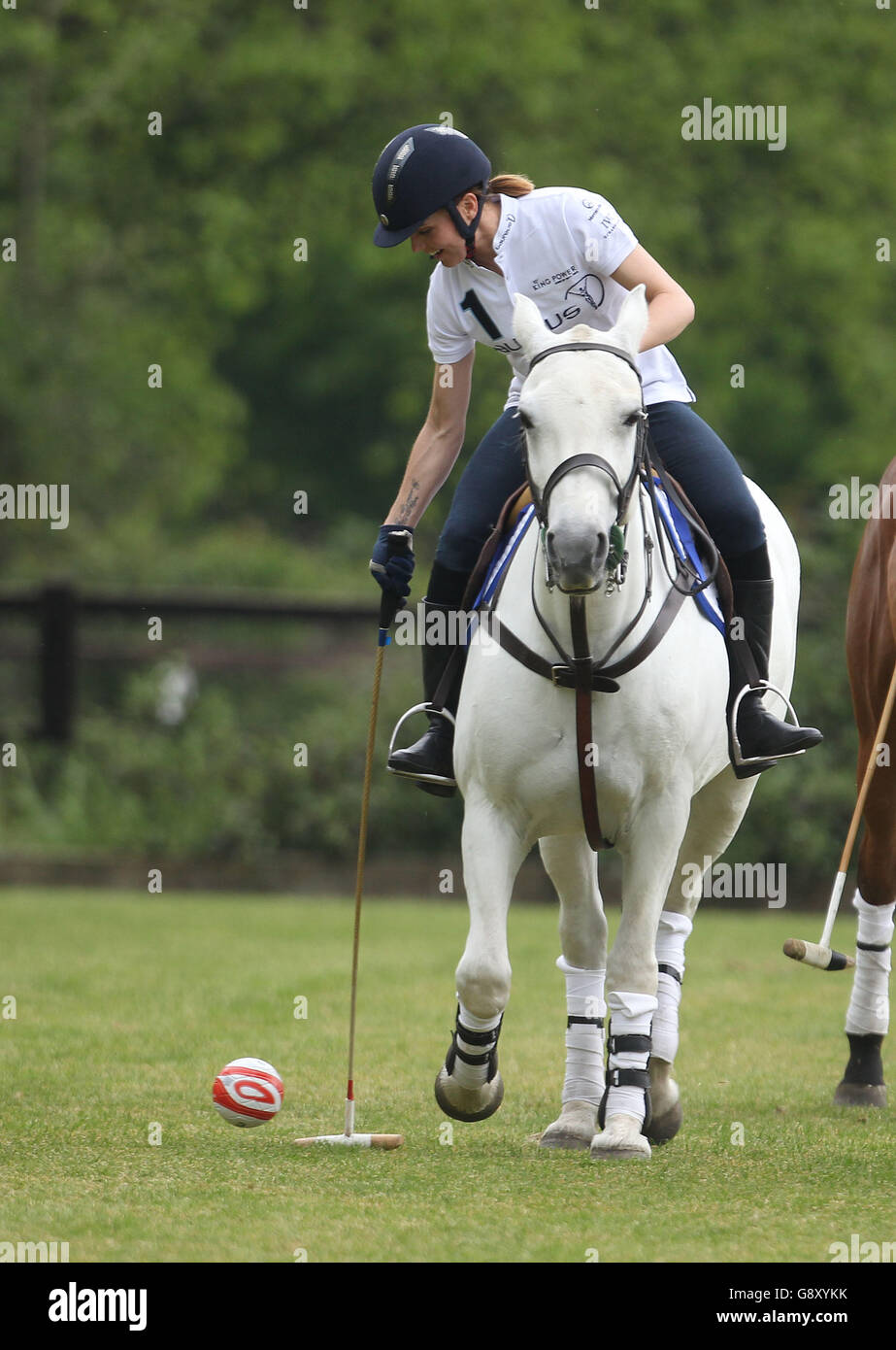 Polo training session Stock Photo - Alamy