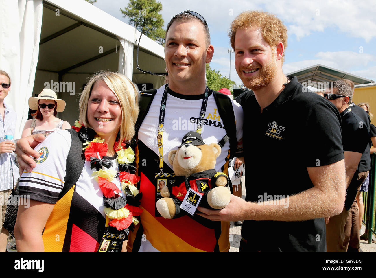 Prince Harry meets German fans at the Invictus Games 2016 at ESPN Wide ...