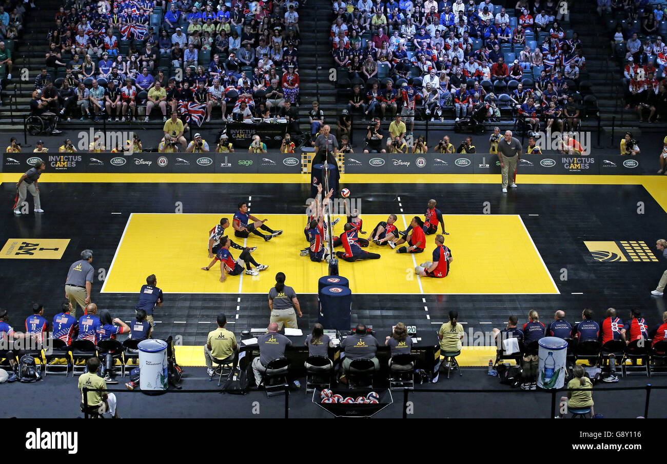 Volleyball final invictus games hi-res stock photography and images - Alamy