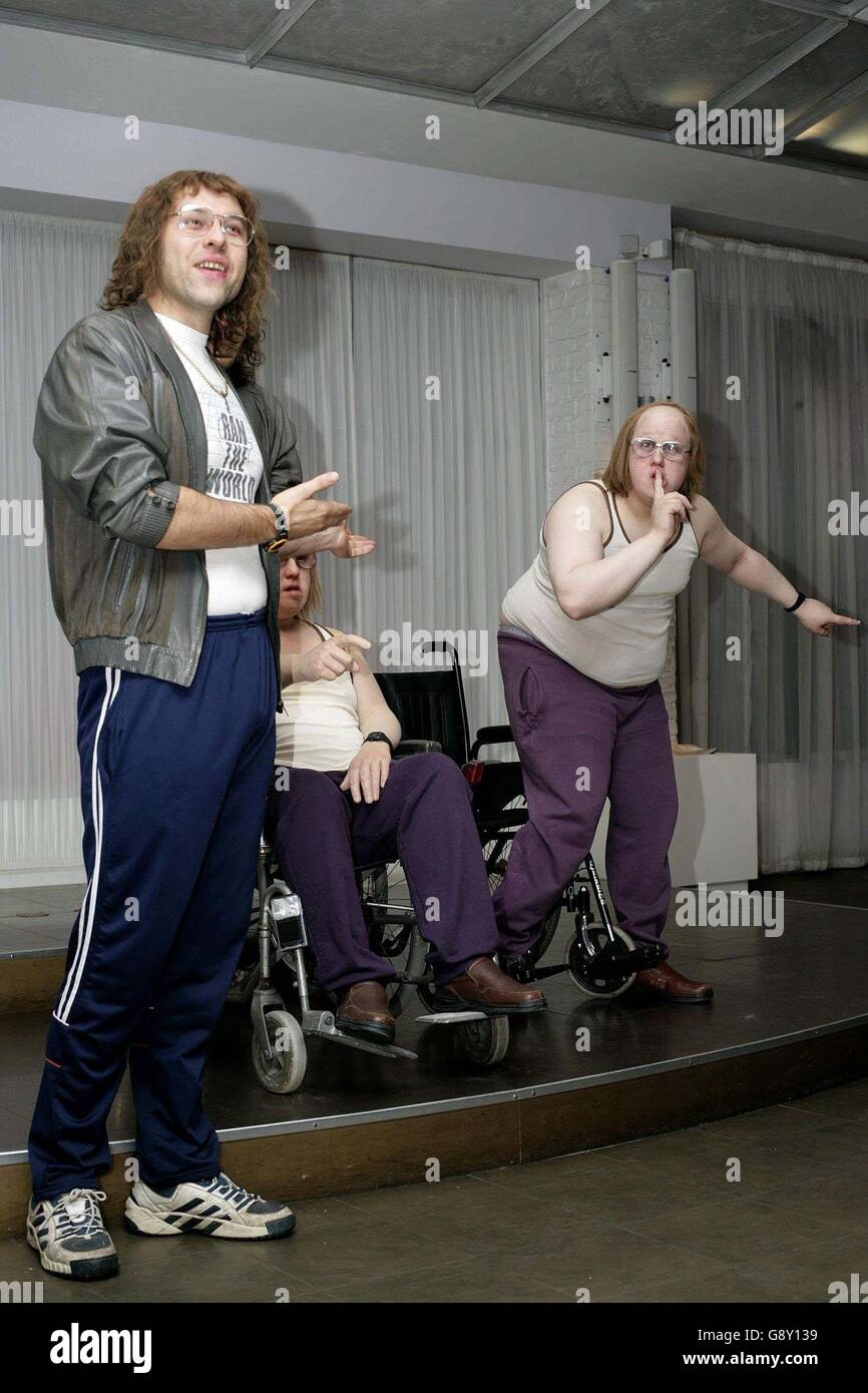 Matt Lucas and David Walliams in costume as 'Lou and Andy' from Little ...