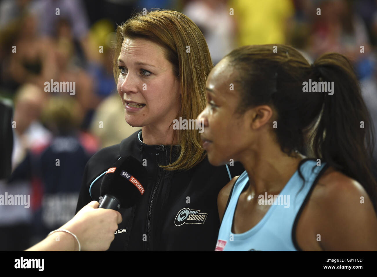 Manchester thunder v surrey storm hi-res stock photography and images ...