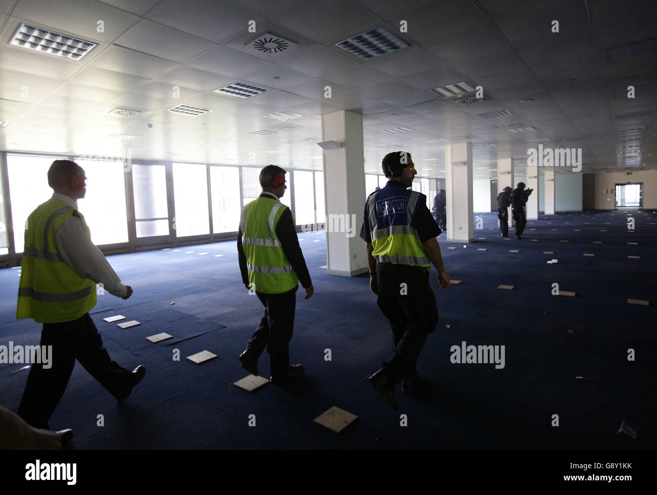 Marauding terrorist firearms attack training exercise hi-res stock ...