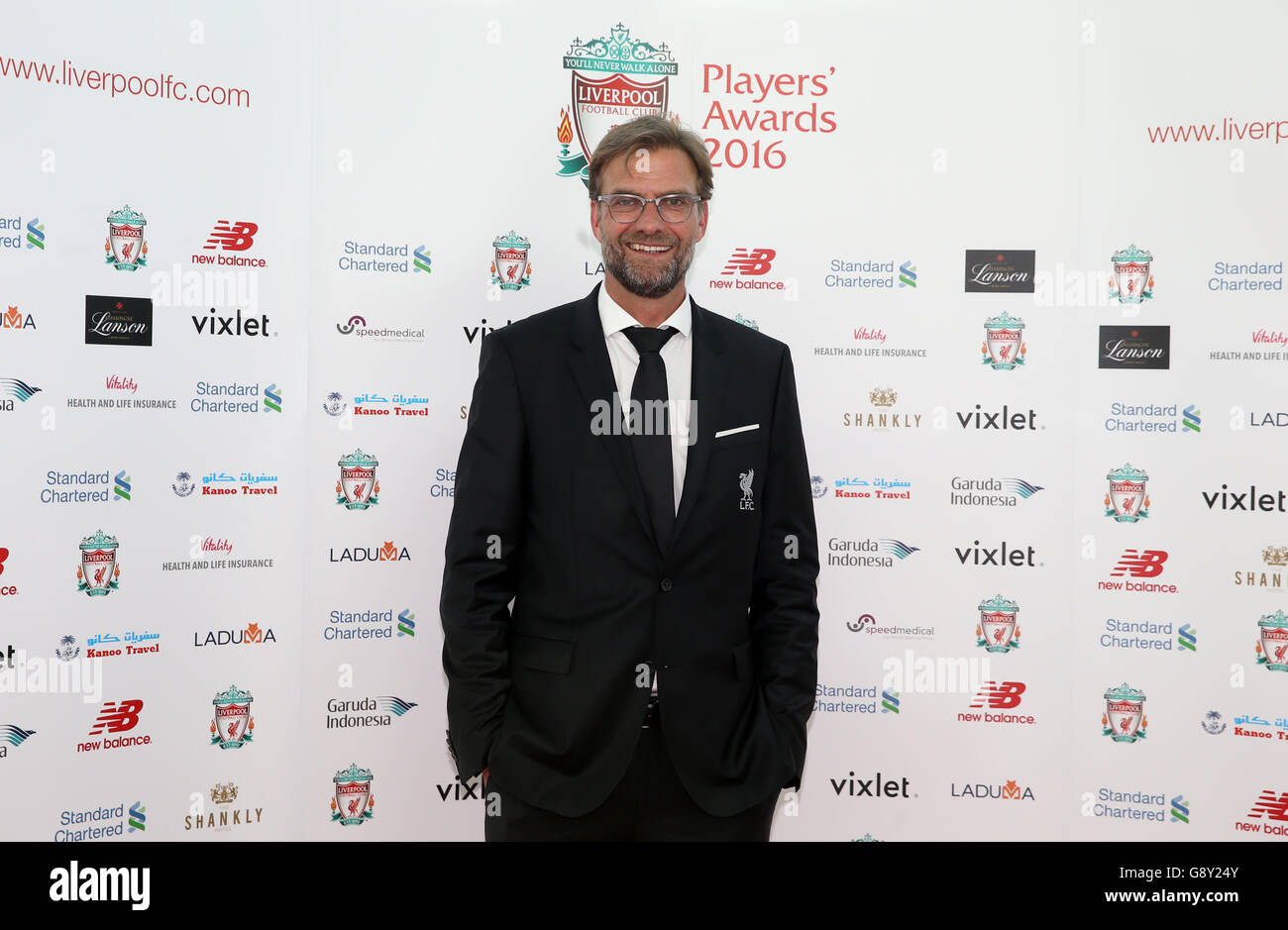Liverpool manager Jurgen Klopp arrives for the Liverpool Players ...