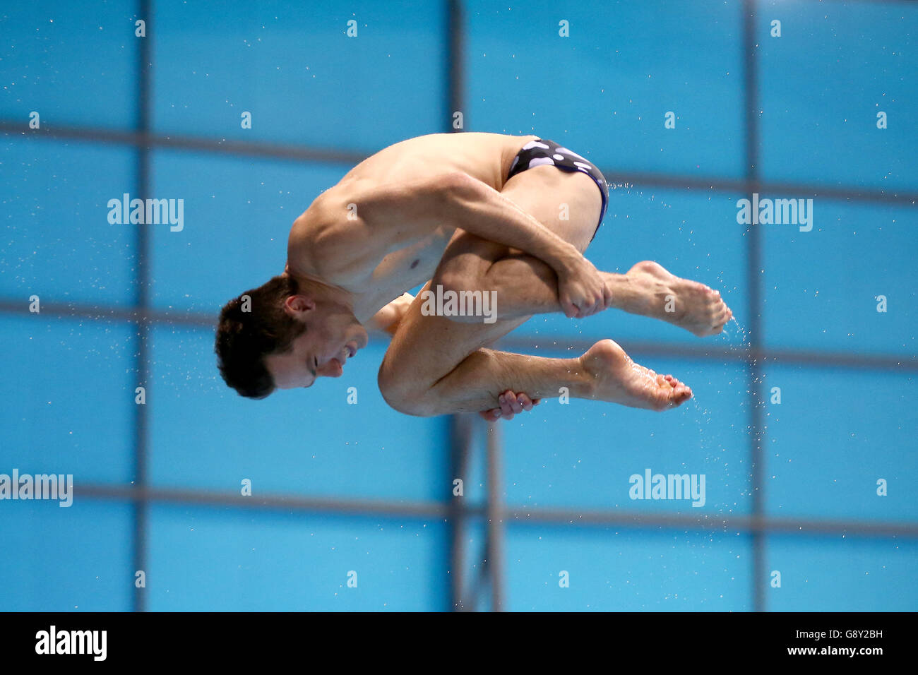 Ireland's Oliver Dingley competes in the Men's Diving 3m Springboard ...