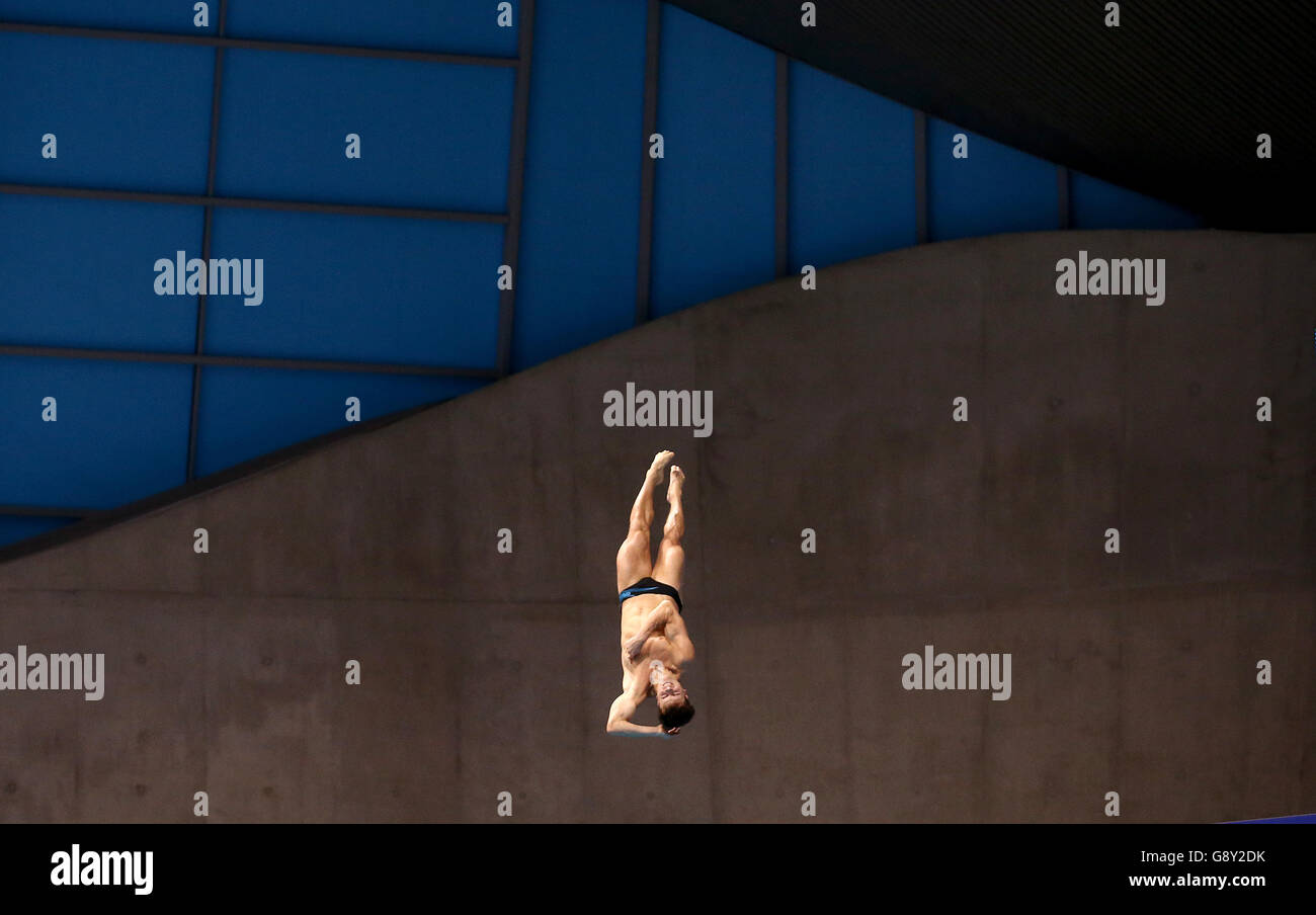 Germany's Patrick Hausding competes in the Men's Diving 3m Springboard ...