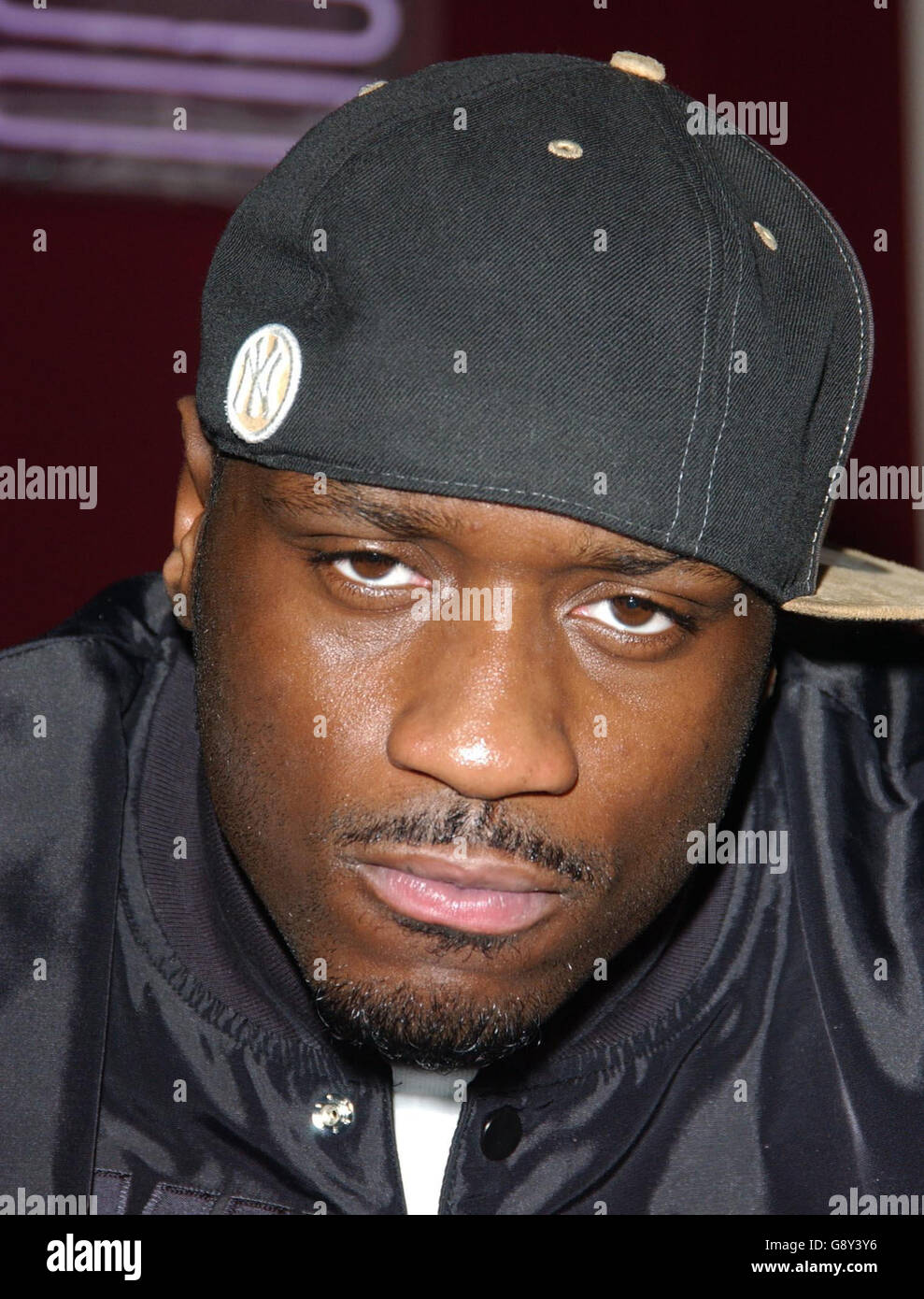 Lethal Bizzle during his guest appearance on MTV's TRL (Total Request ...