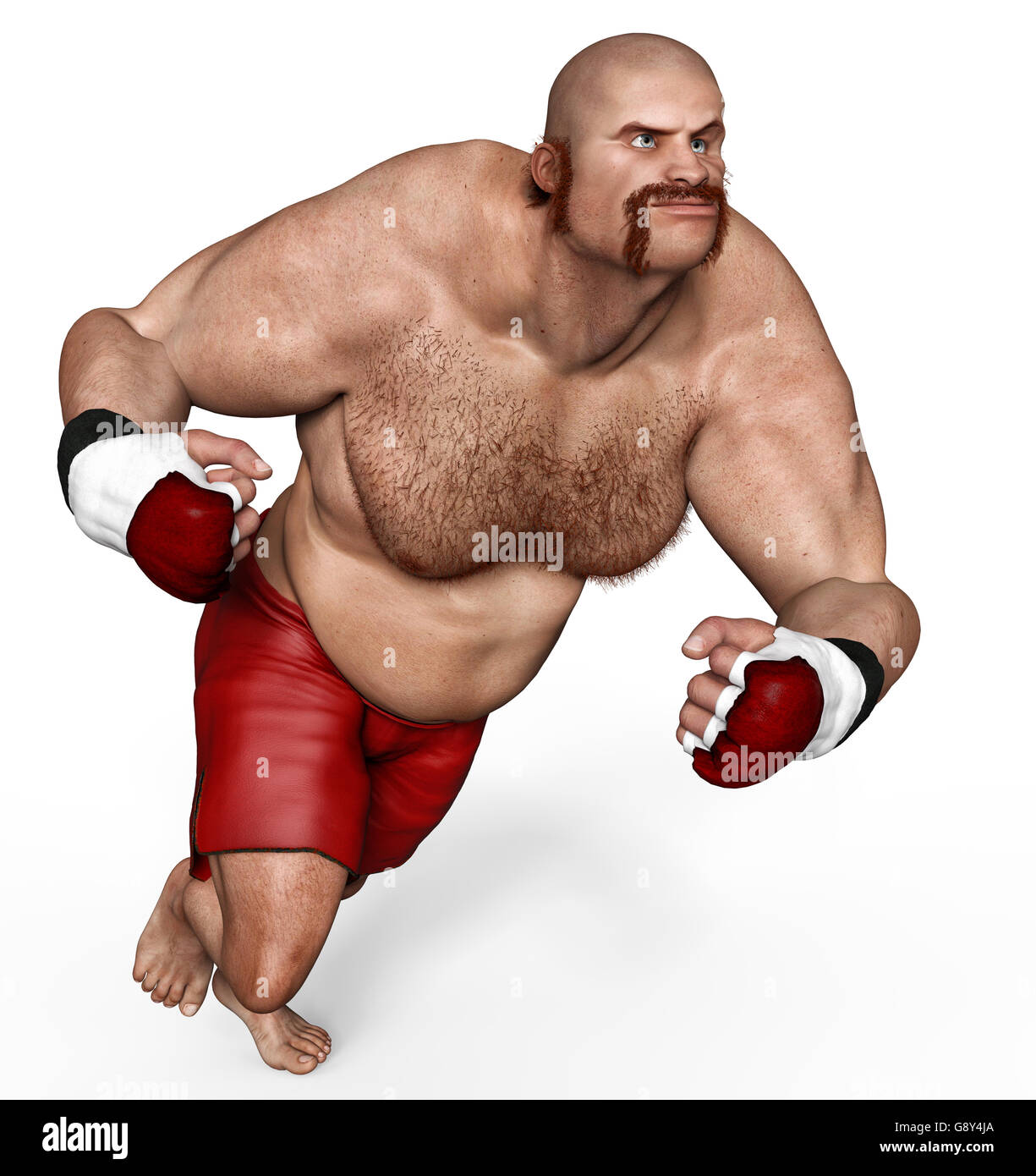 boxer fighter cartoon Stock Photo - Alamy