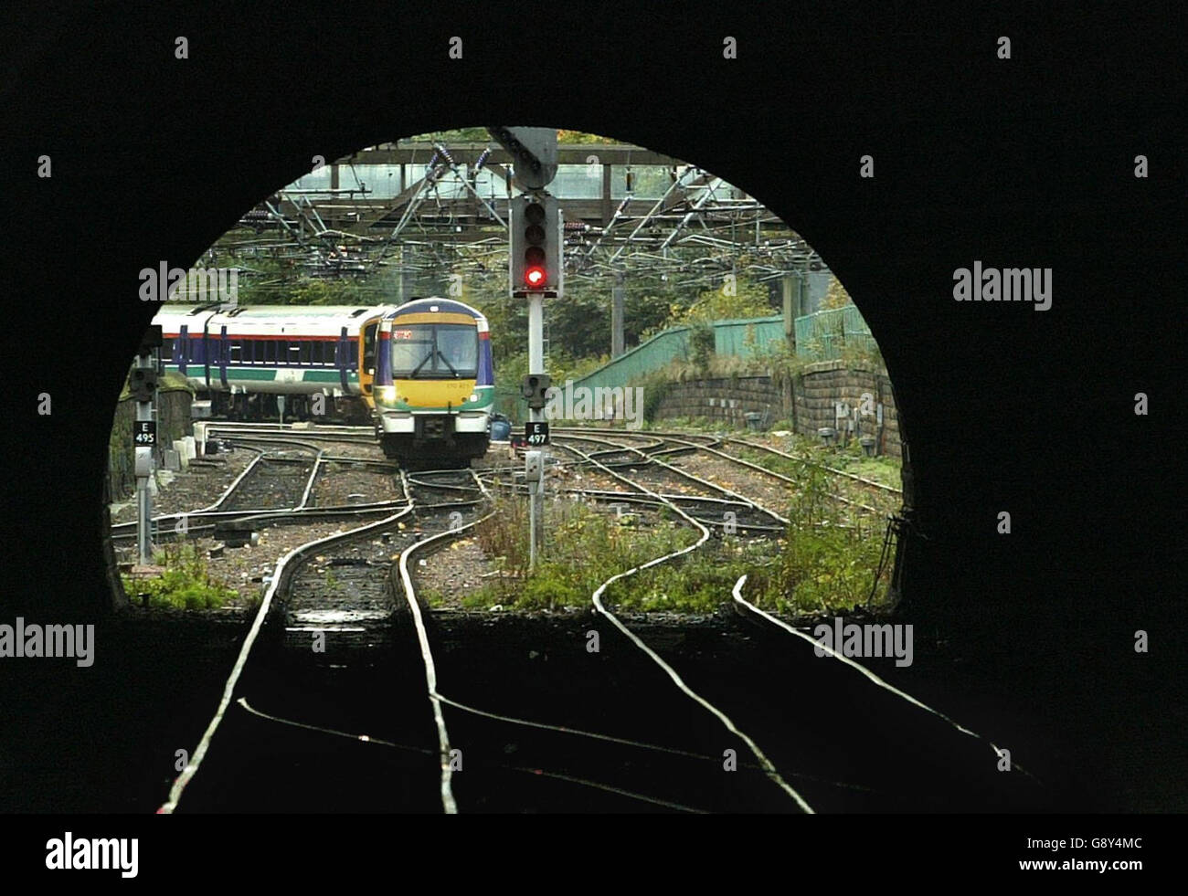First scotrail trains at edinburgh waverly station hi-res stock ...