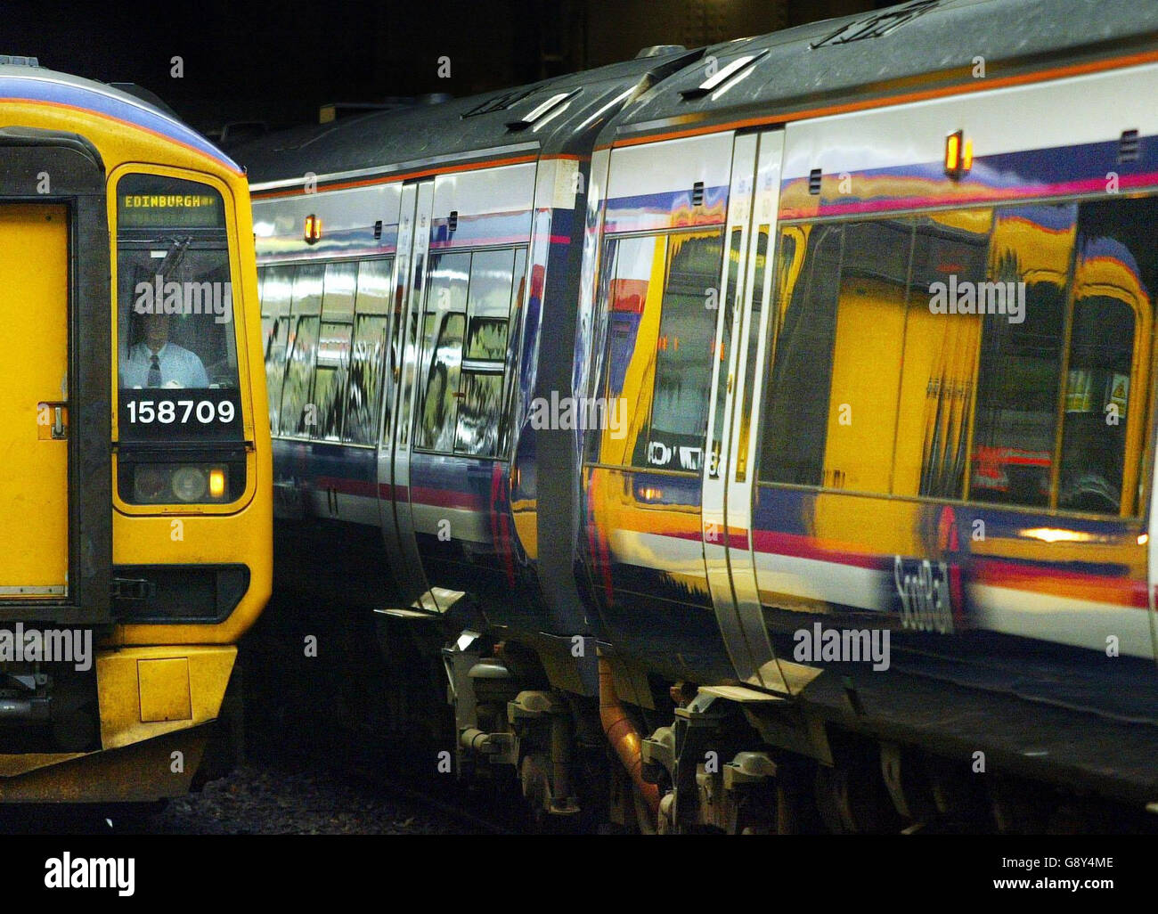 First ScotRail trains at Edinburgh Waverly station, Friday October 14th ...