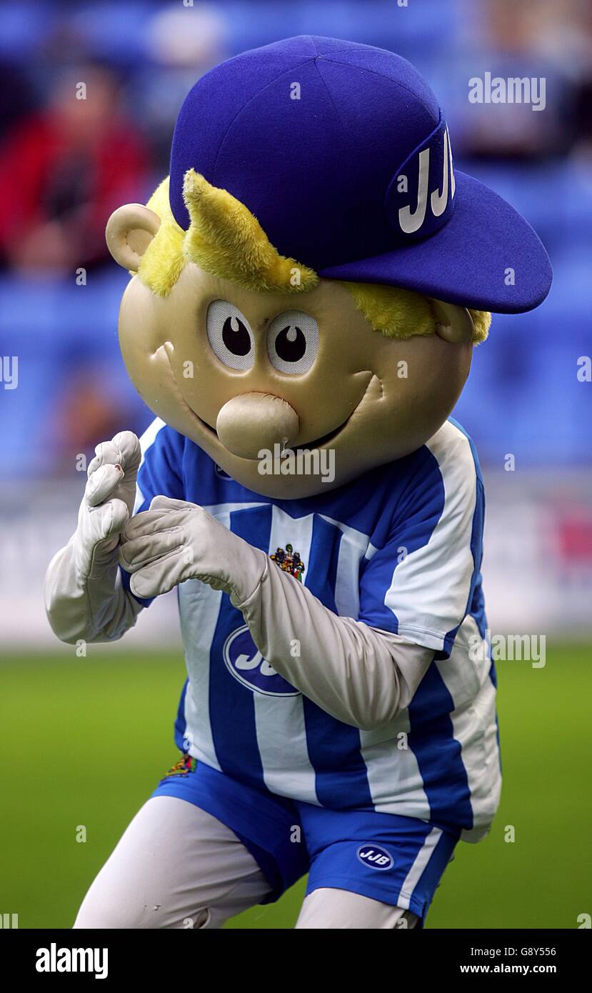 Wigan athletic mascot jj hi-res stock photography and images - Alamy