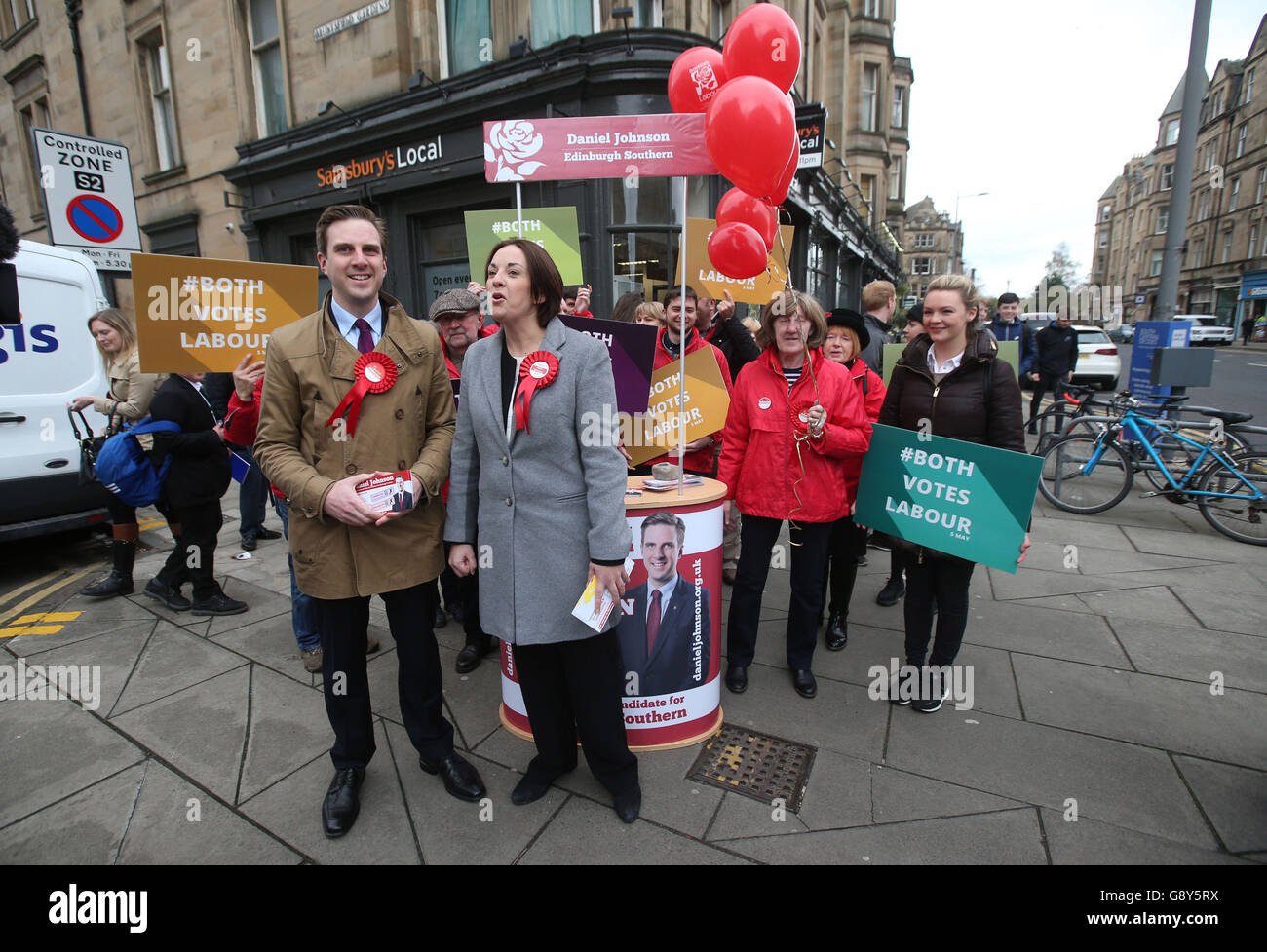 Scottish Labour leader Kezia Dugdale and Edinburgh Southern candidate ...