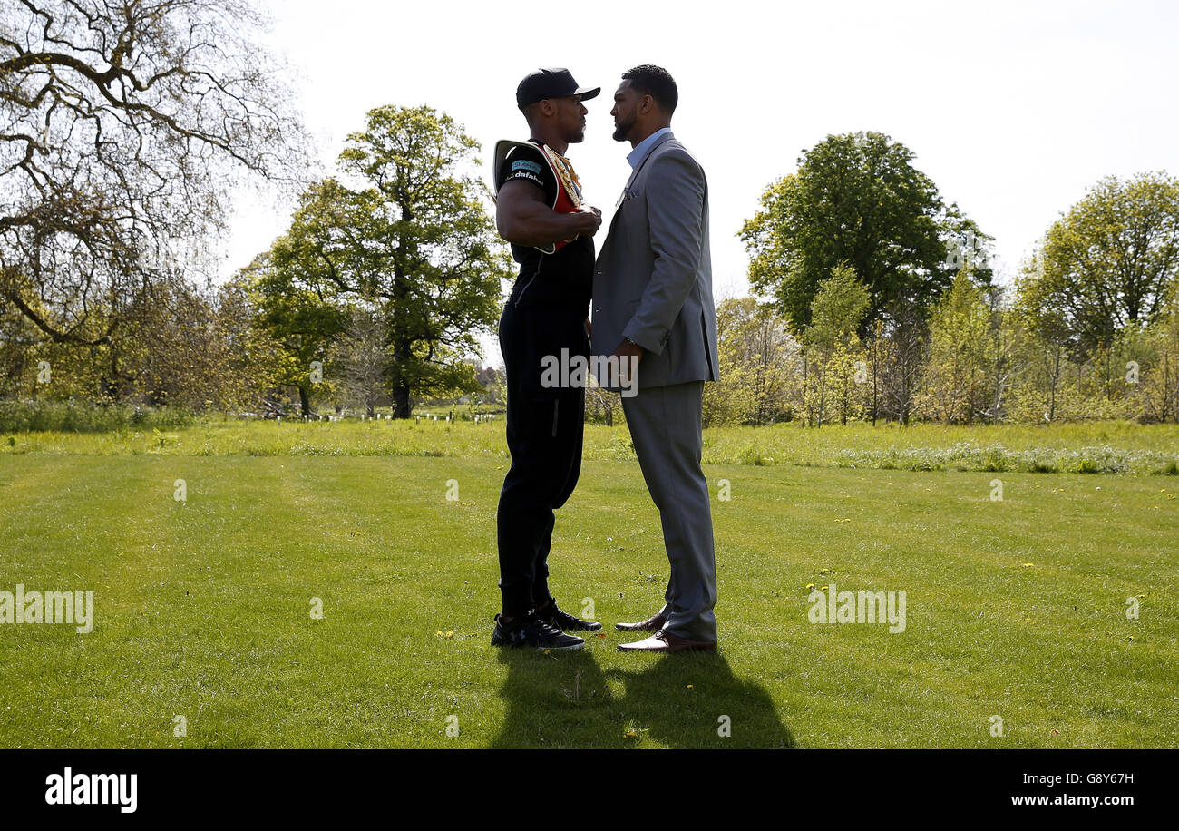 Anthony Joshua v Dominic Breazeale Press Conference - Hilton Syon Park ...