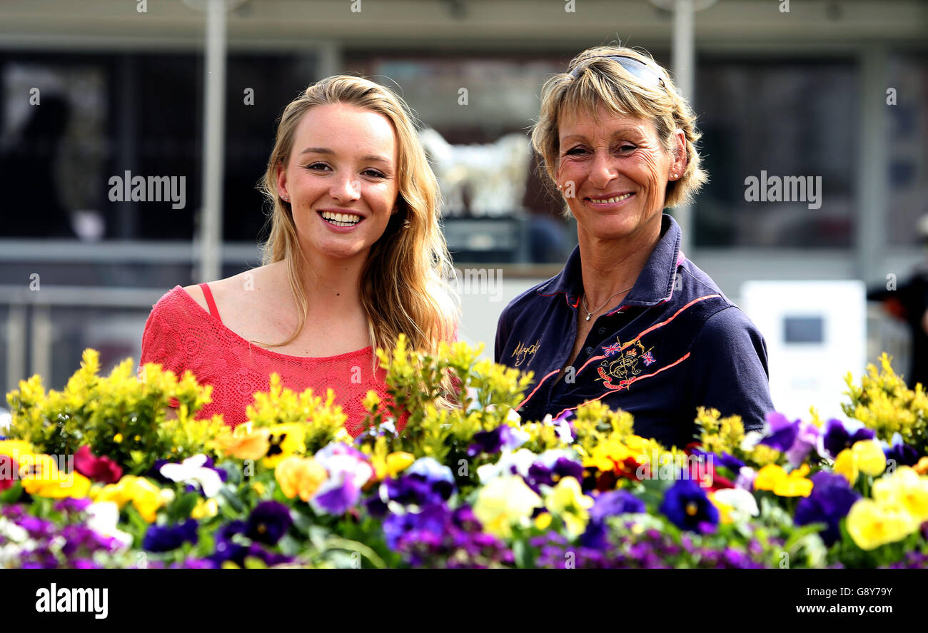 Emily King with her mum Mary King during day three of the 2016 ...