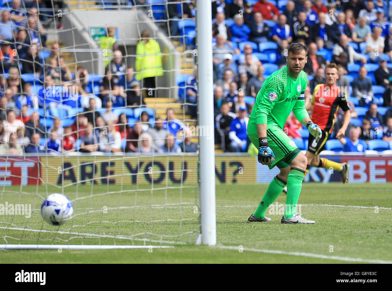 Cardiff citys goalkeeper david marshall hi-res stock photography and ...