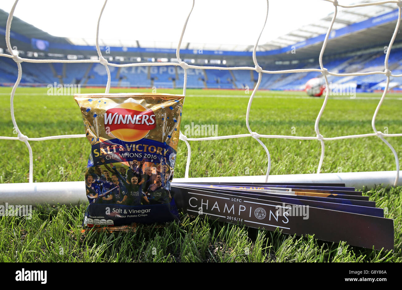 Leicester city football crisps hi-res stock photography and images - Alamy