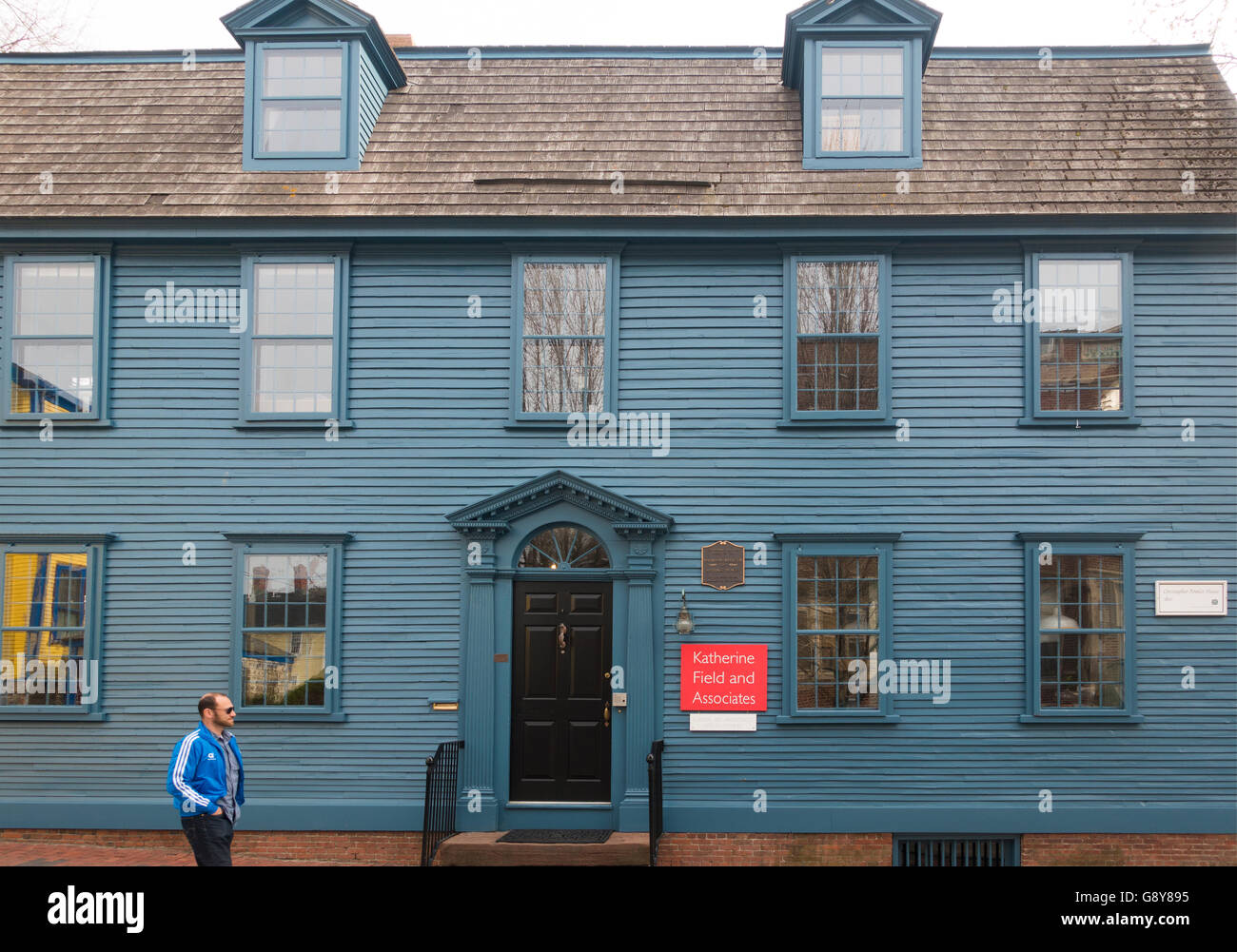 Christopher Fowler house Newport Rhode Island Stock Photo - Alamy