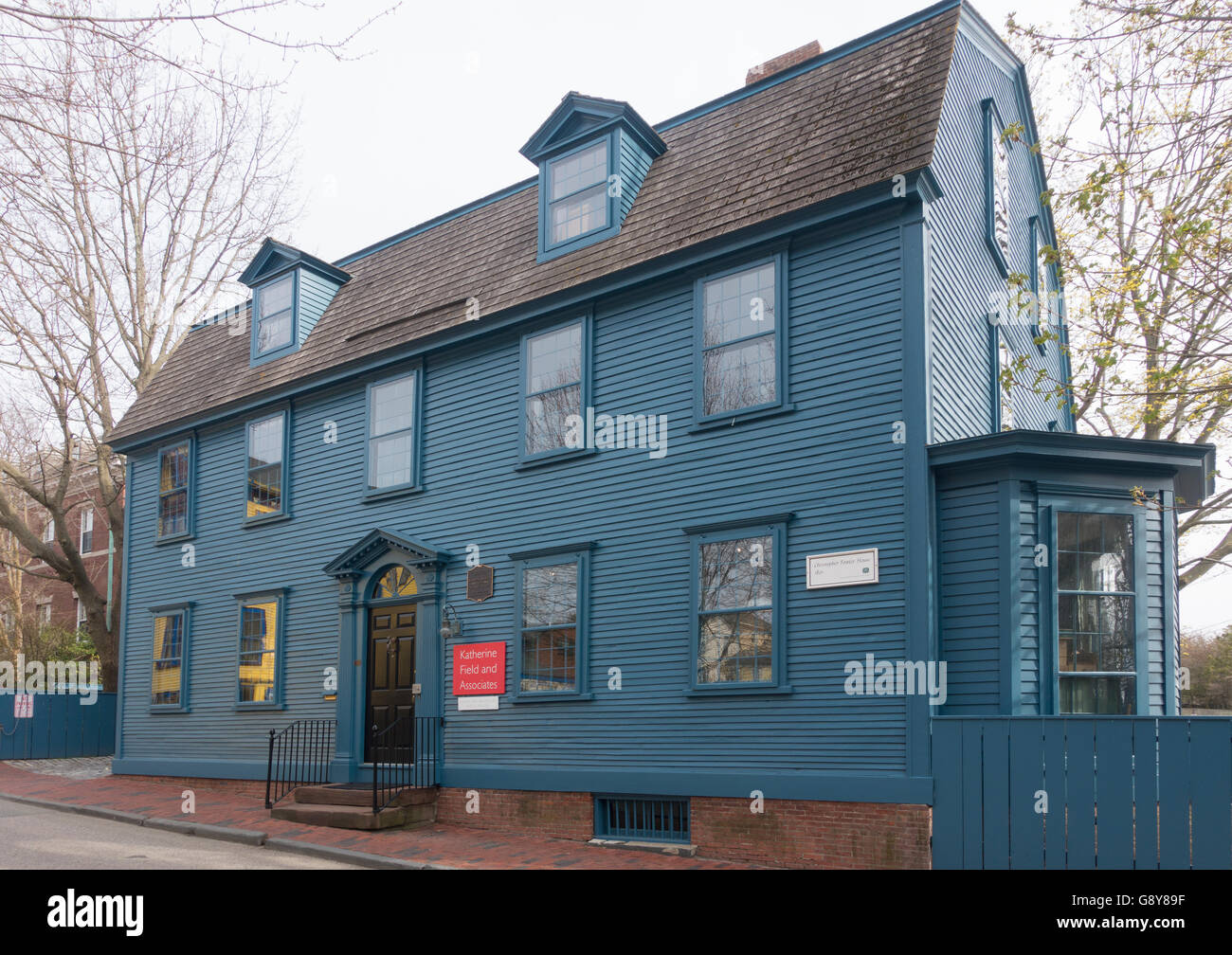 Christopher Fowler house Newport Rhode Island Stock Photo - Alamy