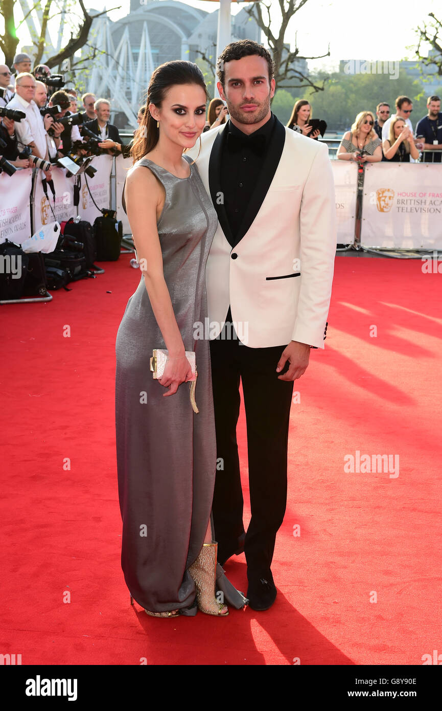 Lucy Watson and James Dunmore attending the House of Fraser BAFTA TV ...