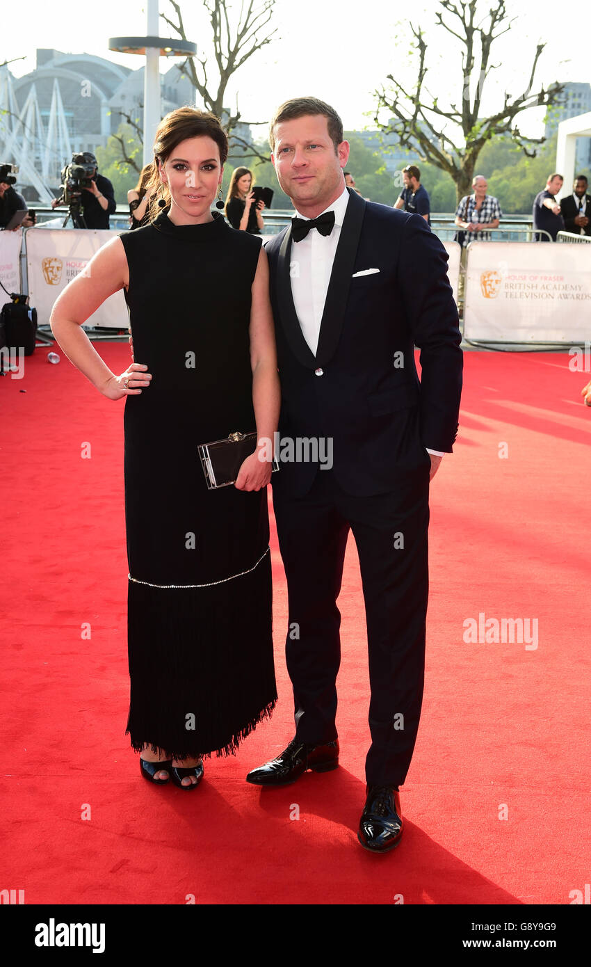 Dee Koppang and Dermot O'Leary attending the House of Fraser BAFTA TV ...
