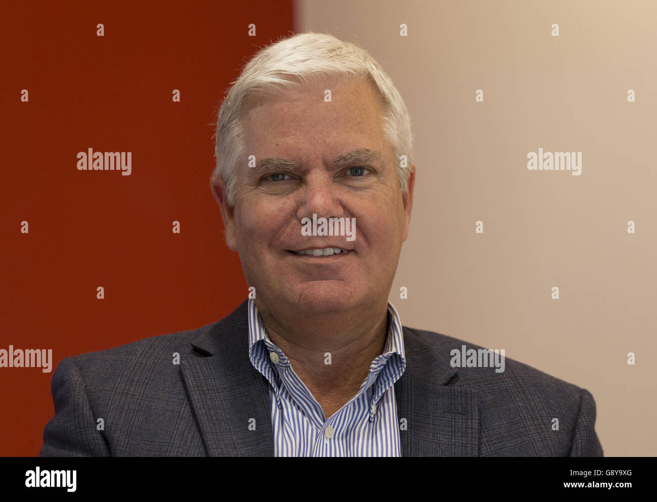 President and CEO of WestJet Gregg Saretsky in Victoria, London, as he ...