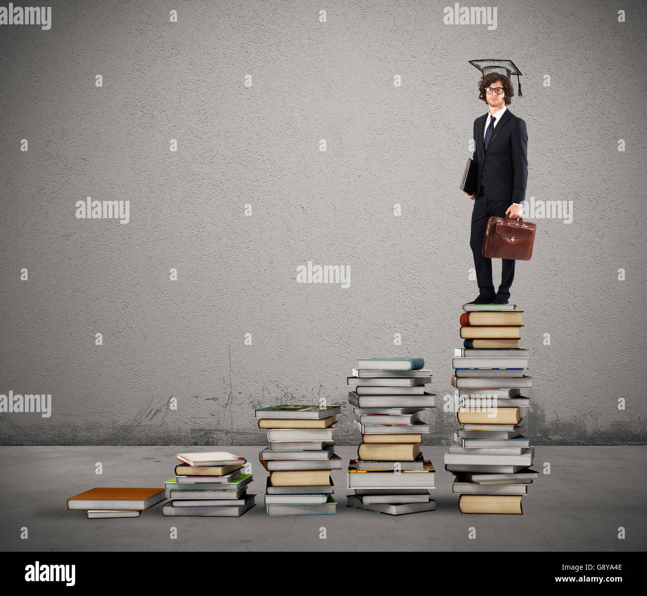 Path of undergraduate studies Stock Photo - Alamy