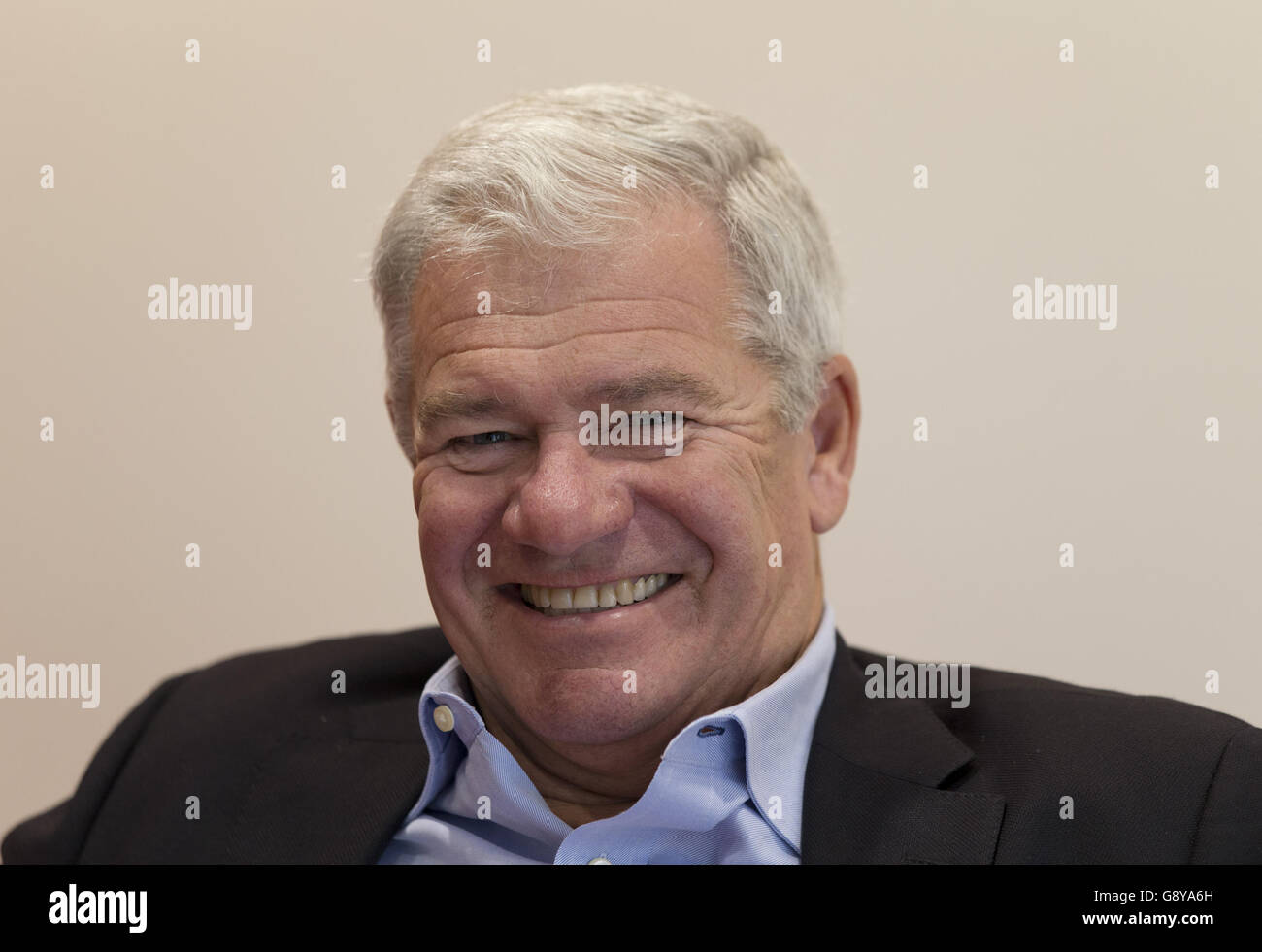 Westjet gregg saretsky clive beddoe pa interview hi-res stock ...