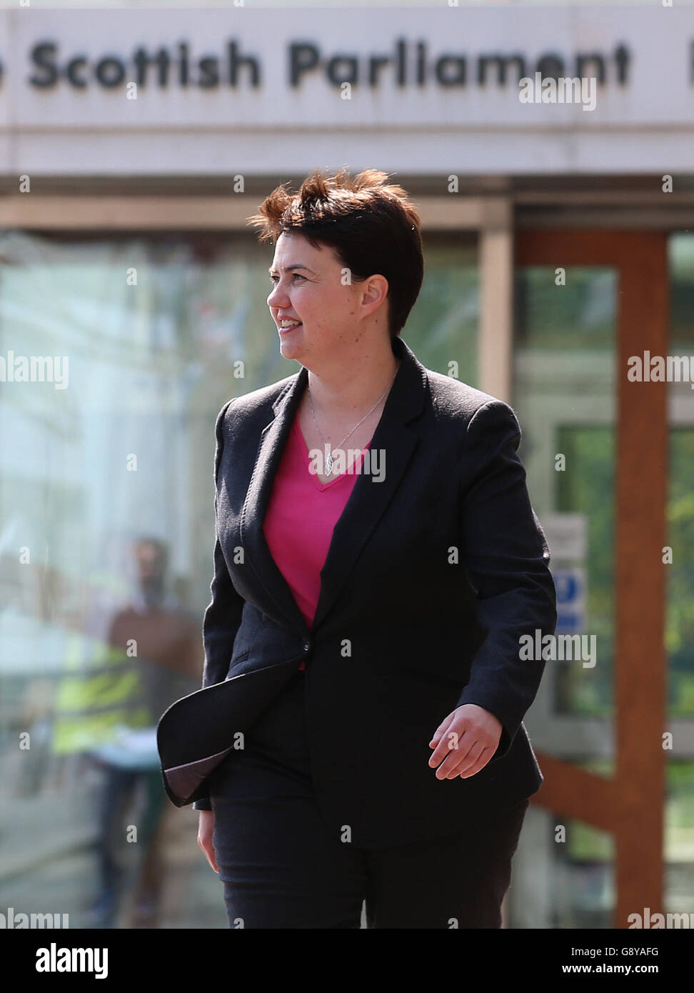Scottish Conservative leader Ruth Davidson at Scottish Parliament in ...