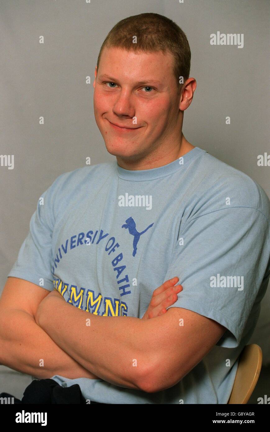 Swimming - British Championships - Sheffield. Mark Stevens Stock Photo ...