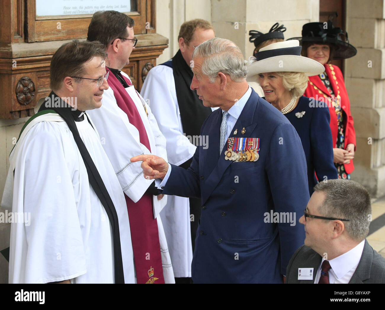 Victoria cross and george cross association service hi-res stock ...