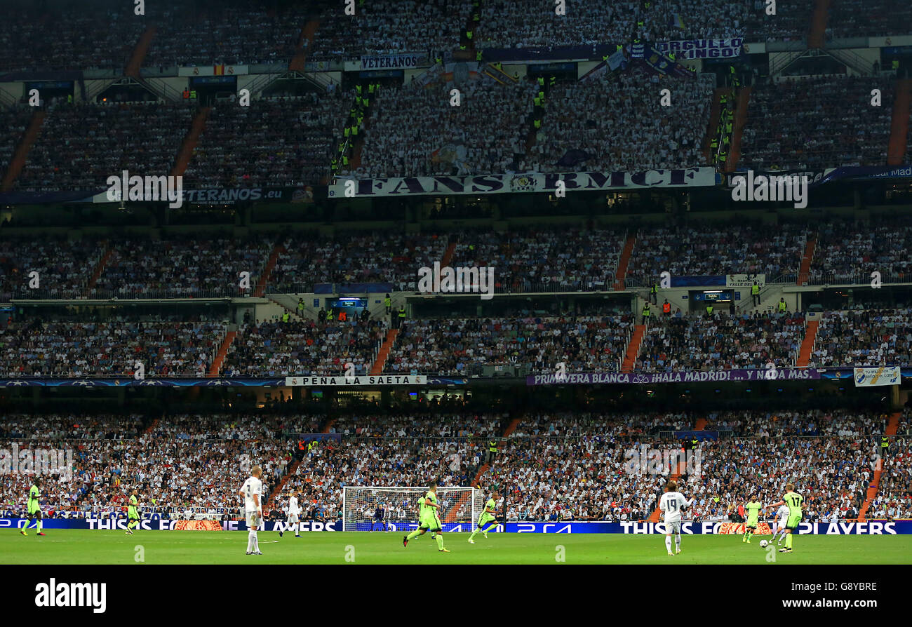 Real Madrid v Manchester City - UEFA Champions League - Semi Final - Second Leg - Santiago ...