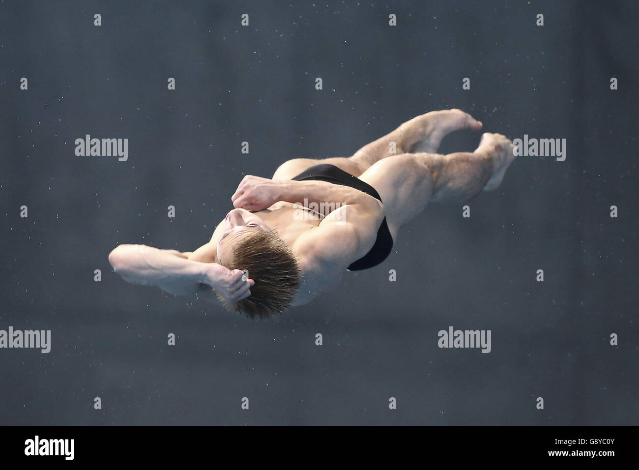 Great Britain's Jack Laugher competing in the 3m Springboard ...