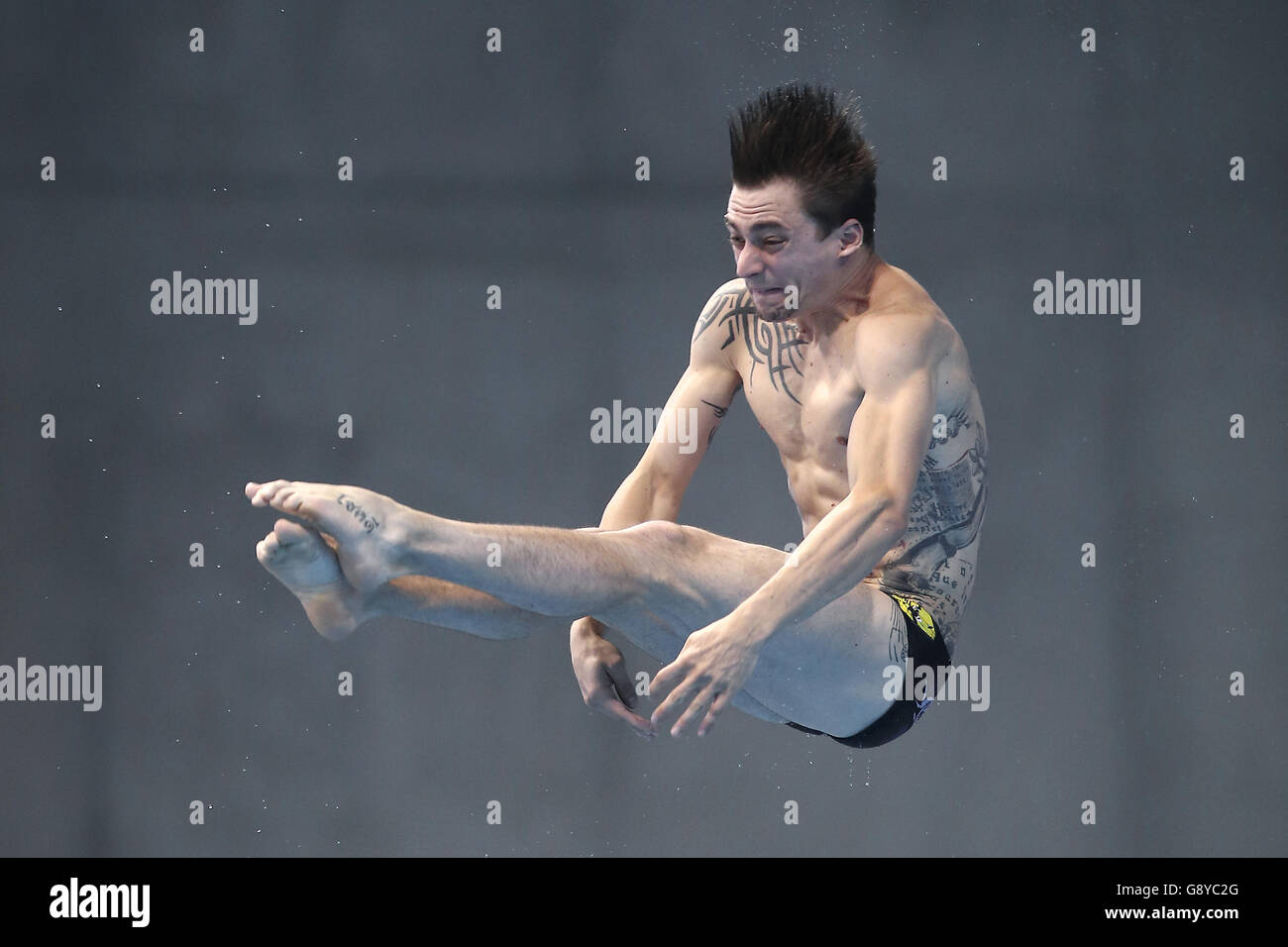 France's Matthieu Rosset competing in the 3m Springboard preliminary ...