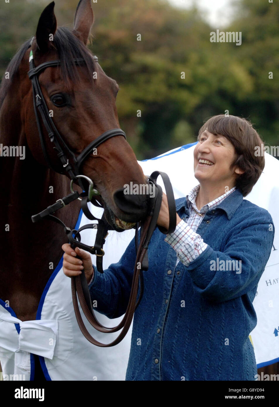 Best Mate with trainer Henrietta Knight during the launch of the North ...