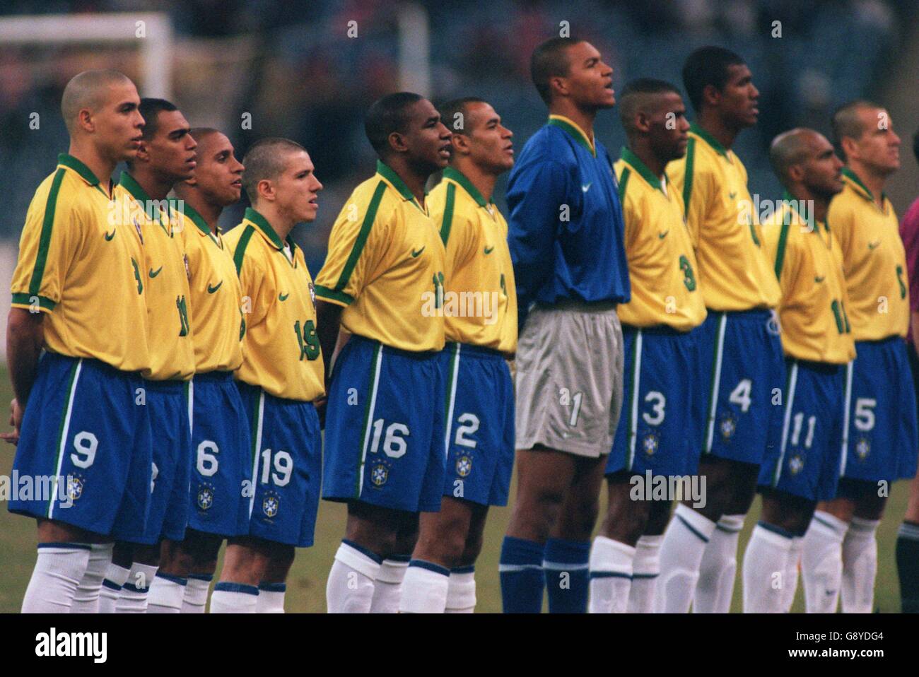 Brazil Team Group Line Up High Resolution Stock Photography and Images ...