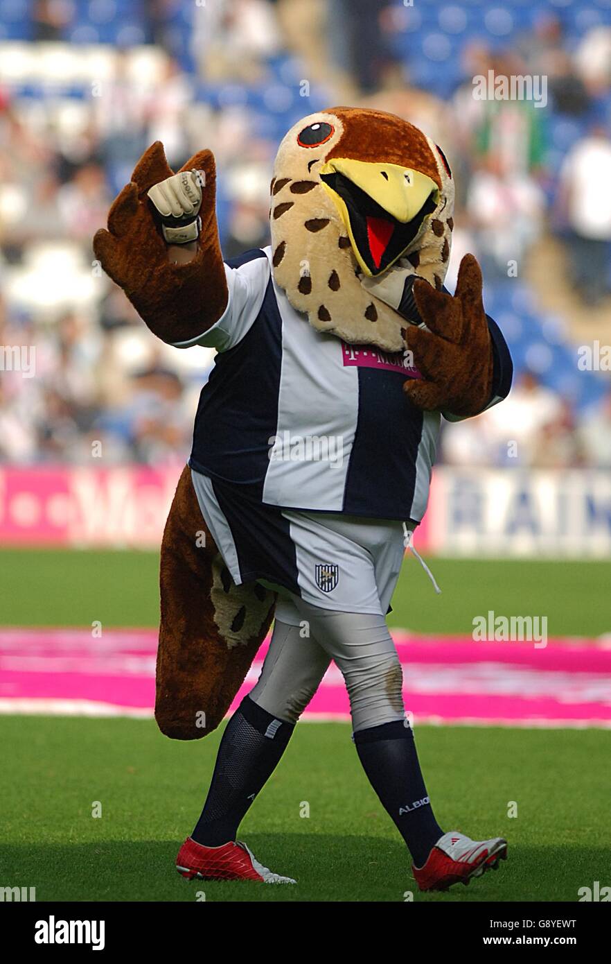 West bromwich albions mascot baggie bird hi-res stock photography and ...