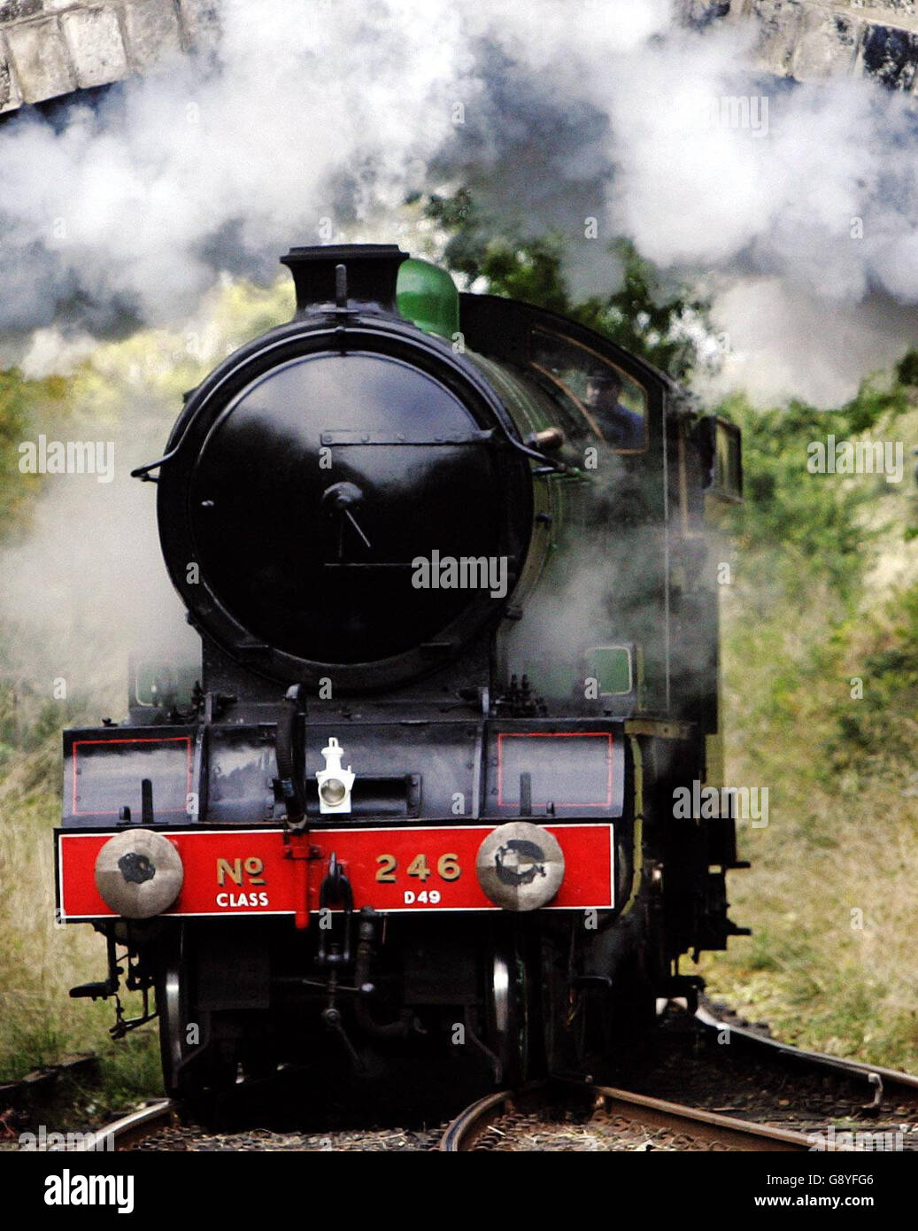 PICTURE. The newly overhauled LNER D49 No.246"Morayshire" steam engine ...