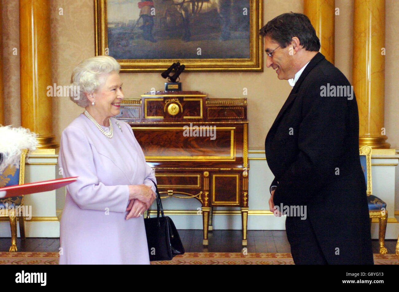 Her Majesty The Queen greets His Excellency the Ambassador of the Czech ...