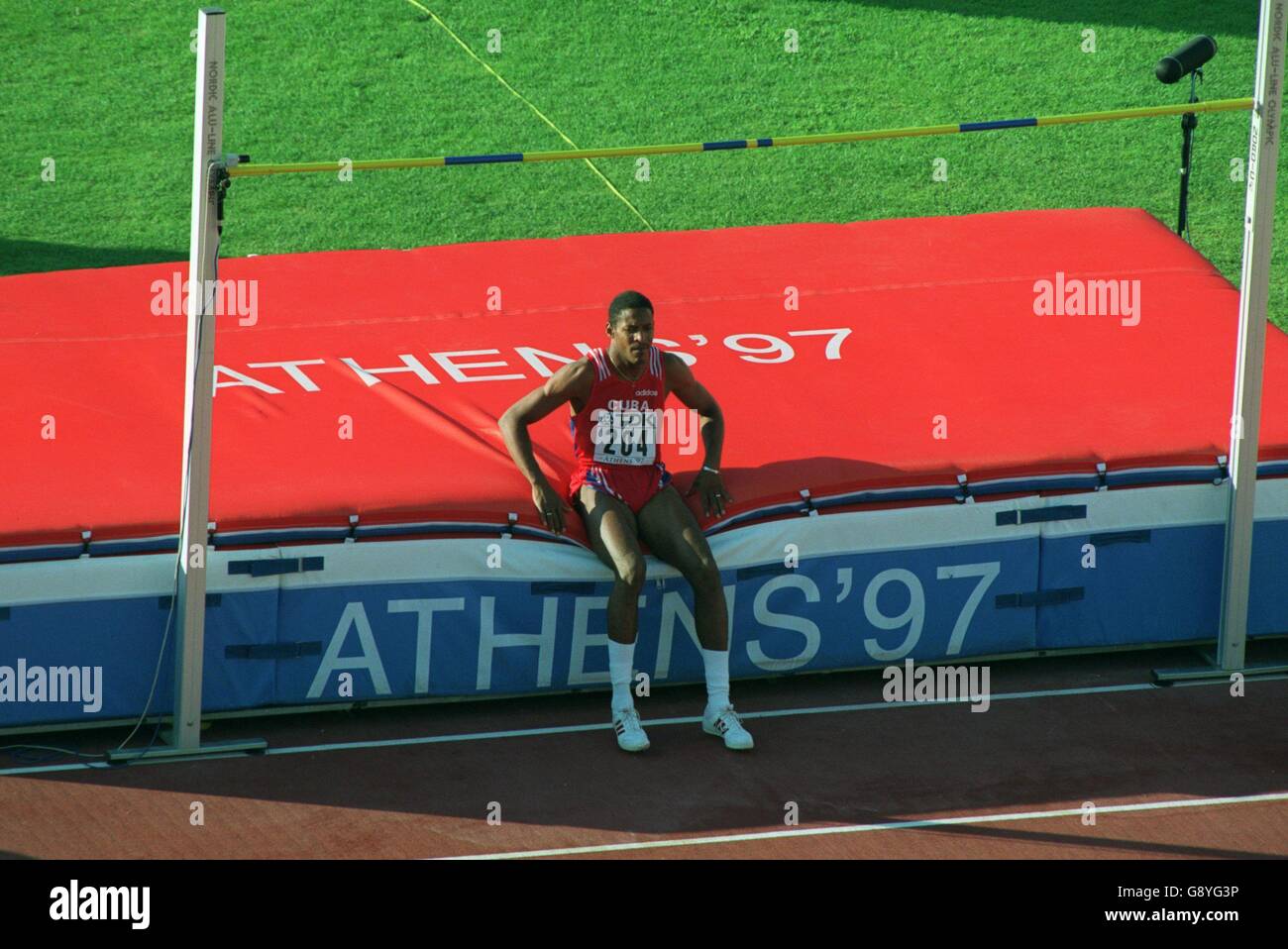 Athletics - 6th IAAF World Championships from Athens - Men's High Jump ...