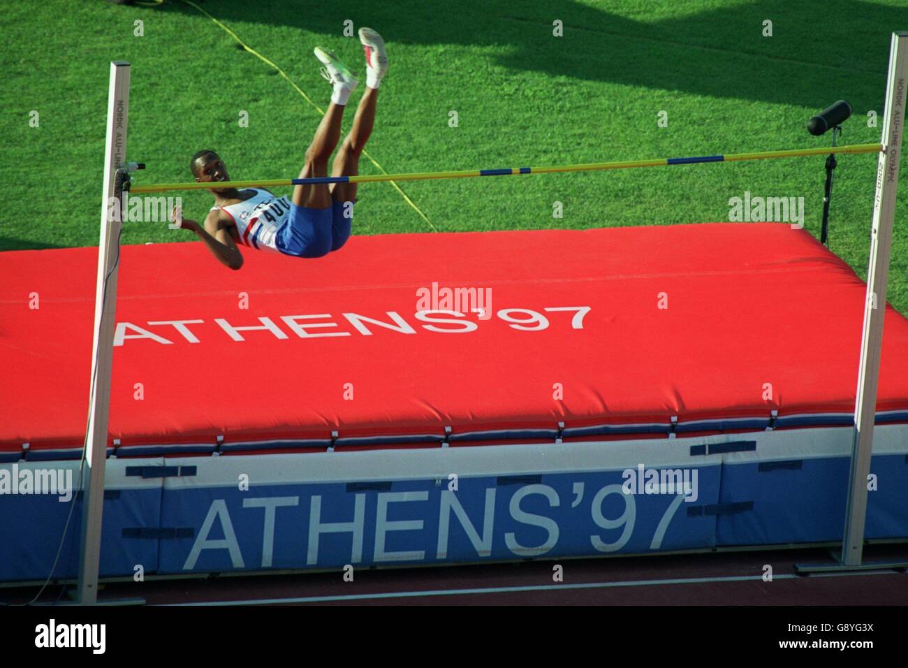 Athletics - 6th IAAF World Championships from Athens - Men's High Jump ...