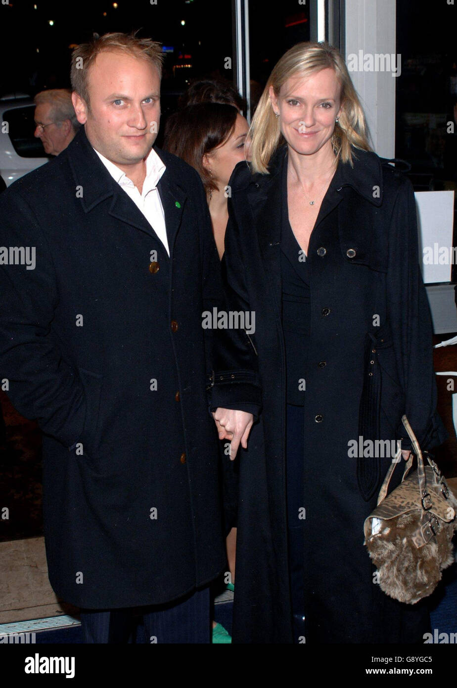 Hermoine Norris with husband Simon Wheeler at a screening of the film ...