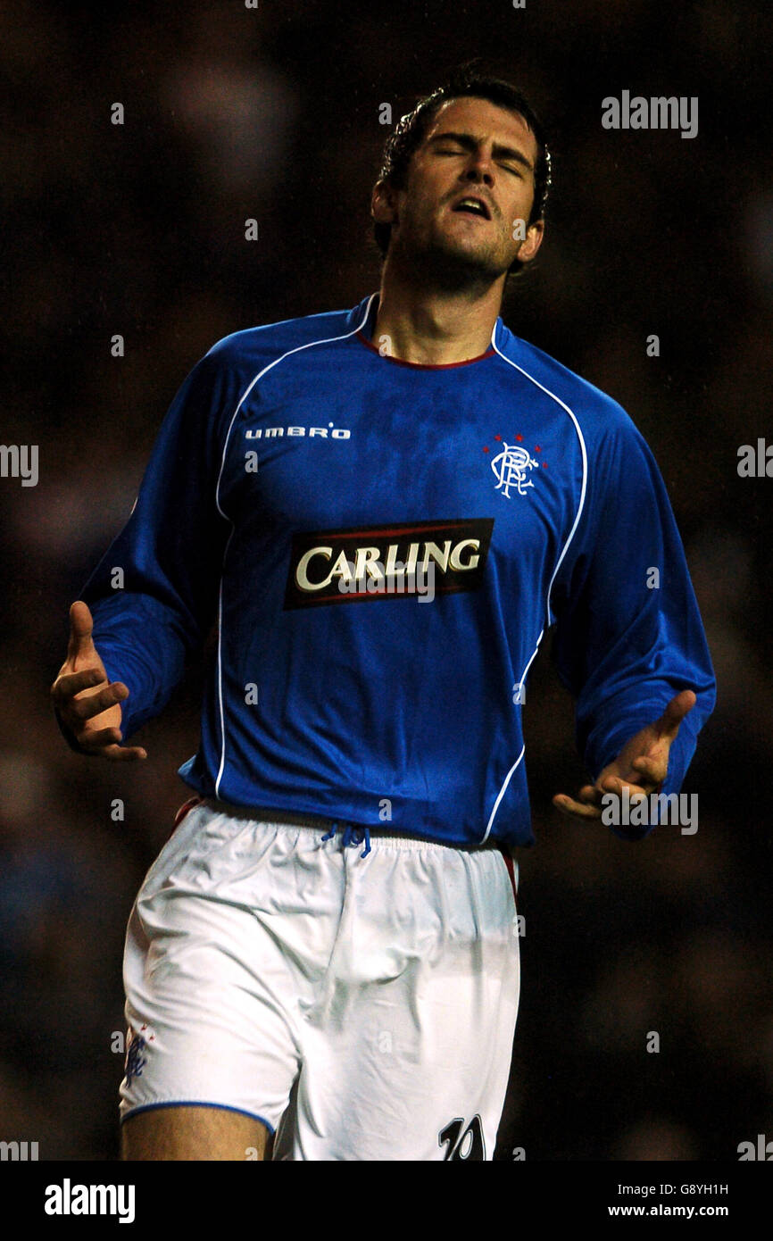 Rangers steven thompson rues a missed chance hi-res stock photography ...