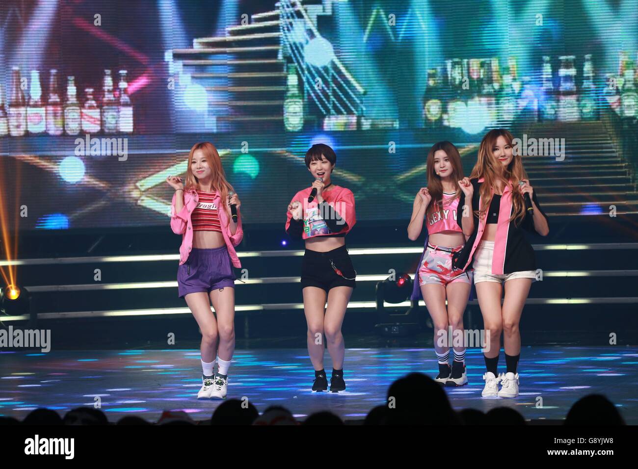 Seoul, Korea. 29th June, 2016. MBC Music channel programme Show ...