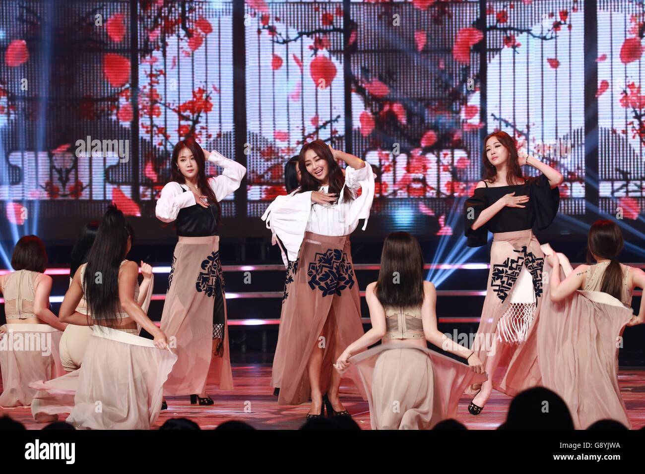 Seoul, Korea. 29th June, 2016. MBC Music channel programme Show ...