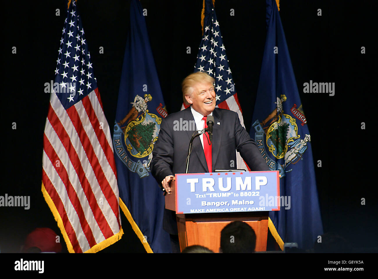Donald trump smiling hi-res stock photography and images - Alamy