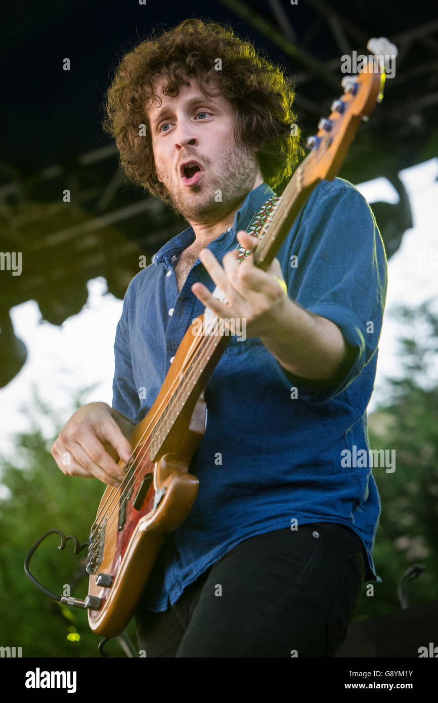 Milan Italy. 29th June 2016. The American rock band SIMO performs live ...
