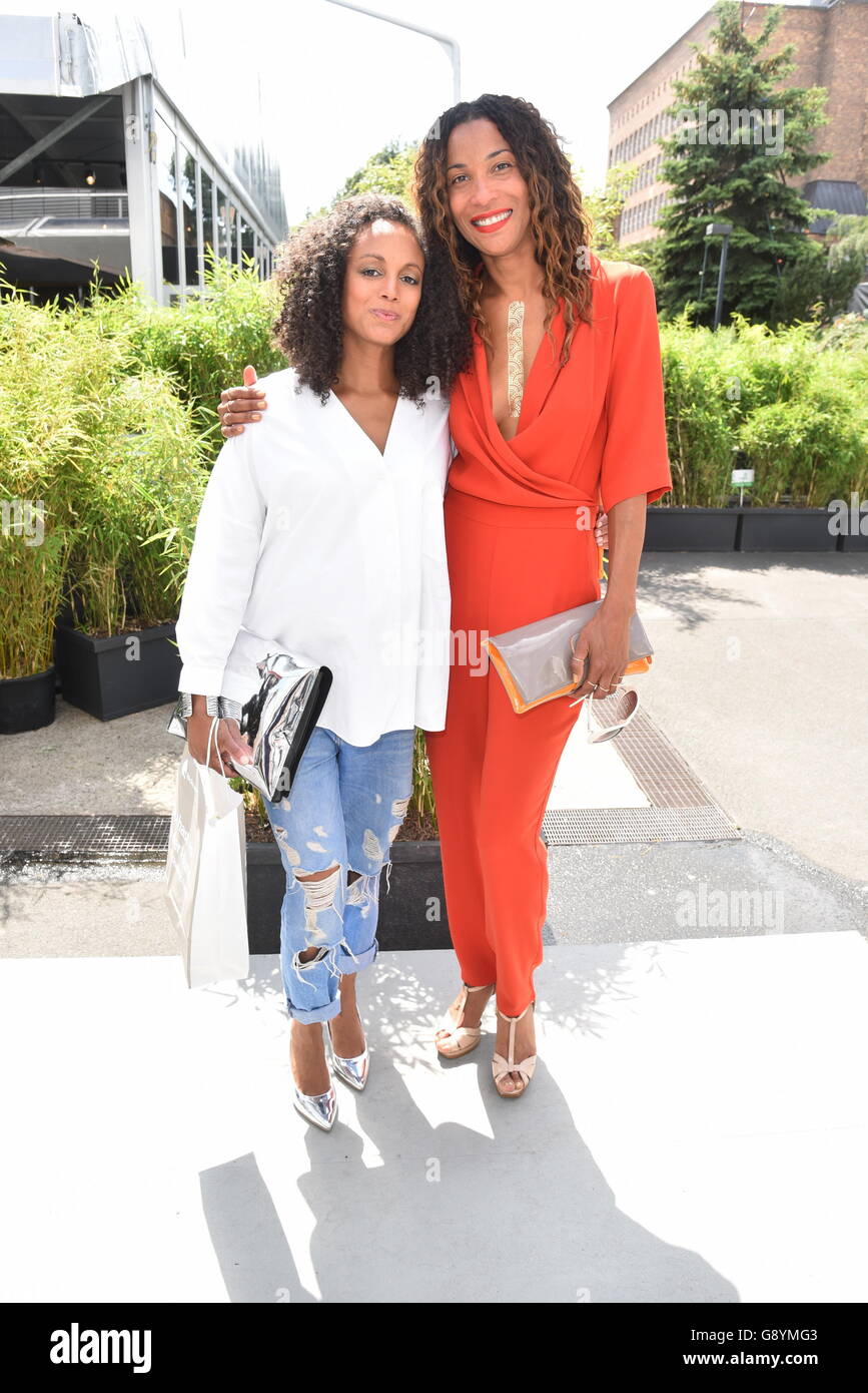 Milka Loff Fernandes + Annabelle Mandeng attends Minx by Eva Lutz ...
