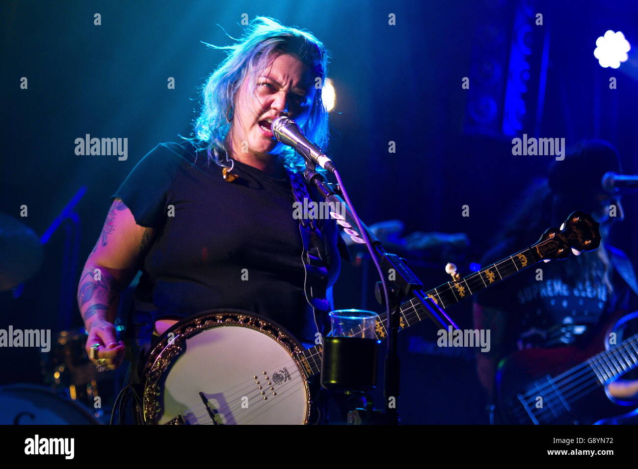 Berlin, Germany. 29th June, 2016. American singer Elle King performing ...