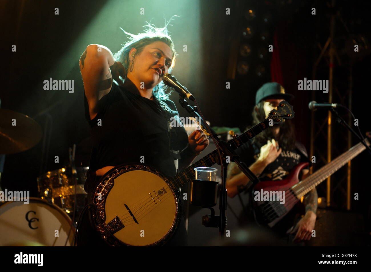 Berlin, Germany. 29th June, 2016. American singer Elle King performing ...