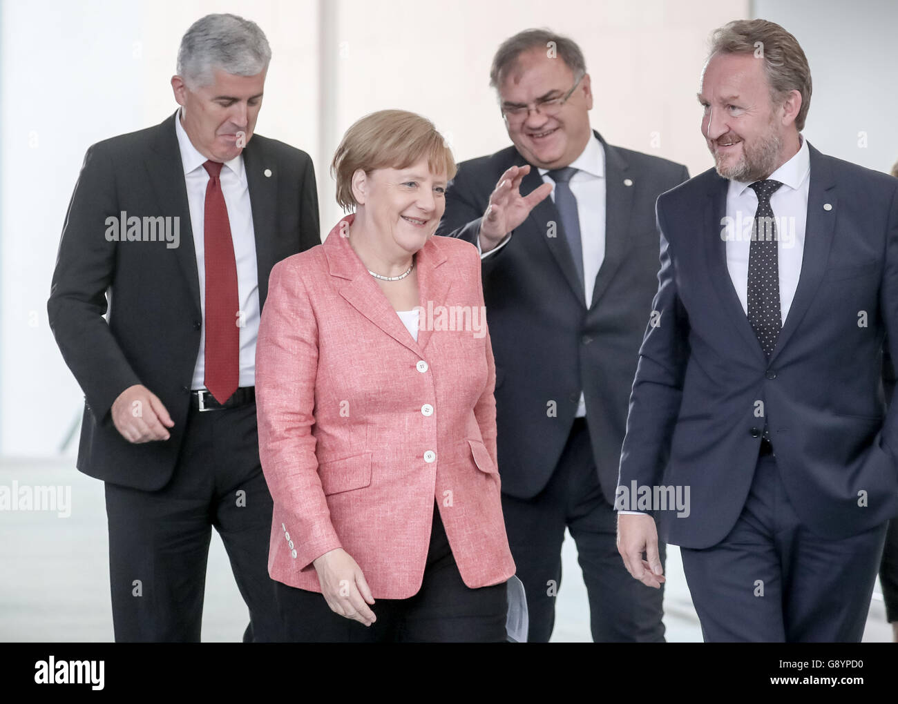 Berlin, Germany. 30th June, 2016. German chancellor Angela Merkel (CDU ...